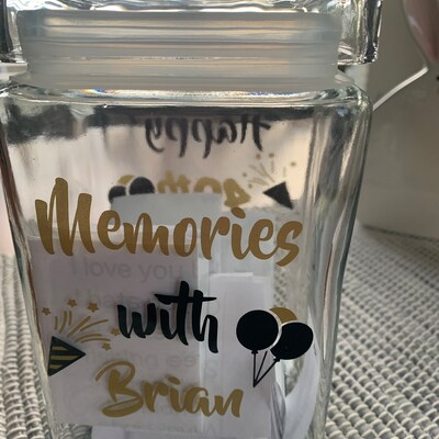 Funny Glass Candy Jar With Lid Motivational Candy Jar - Etsy