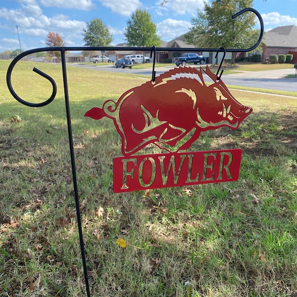 Metal Licensed Metal Razorback Cut Out - Etsy