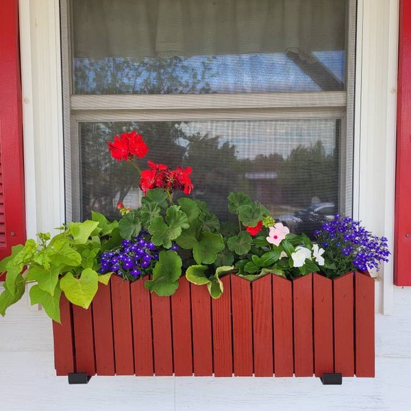 Window Box Angle Top Planter - Etsy