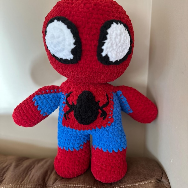 Low Sew Hero Spider Chibi Crochet Pattern PDF – Photo Tutorial, Instant ...