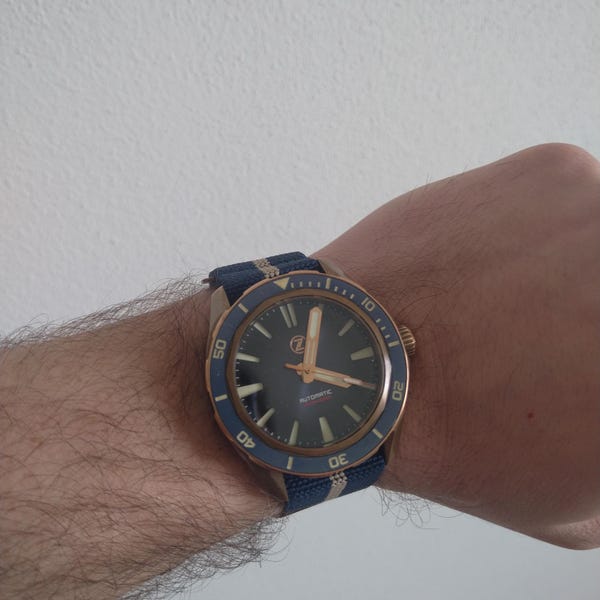 Premium FKM Rubber Hinge Watch Strap / White 20/22mm Quick Release ...