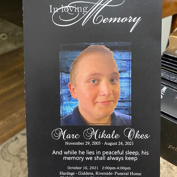 Electronic Funeral Announcement Card Smartphone Phone Sms Masculine ...