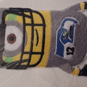 Scottish Two Eyed Minion in Kilt and Tam Embroidered Patch, Scotland ...