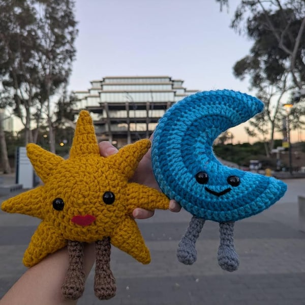 CROCHET PATTERN: Sun & Moon Jellycat Inspired Plushies - Etsy