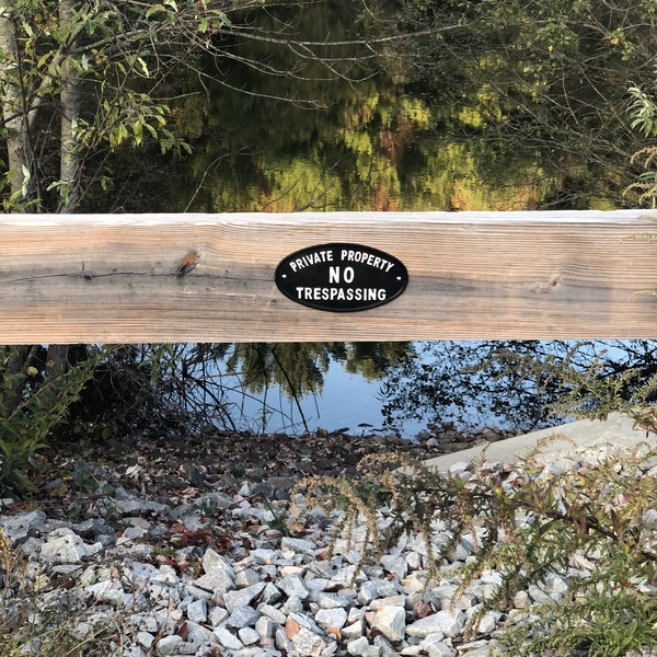 No Trespassing Sign Private Property - Etsy