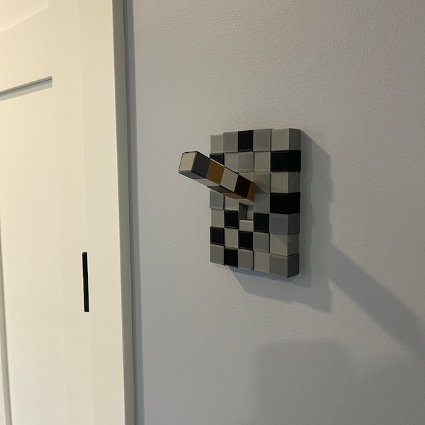 Lever Light Switch Minecraft Style - for Boys or Girls Bedroom Bathroom ...