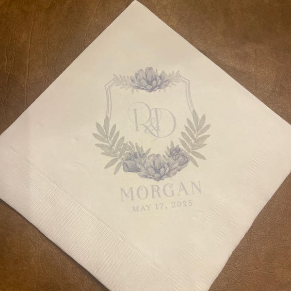 Custom Full Color Napkins, Full Color Printed Cocktail Napkins, Full ...