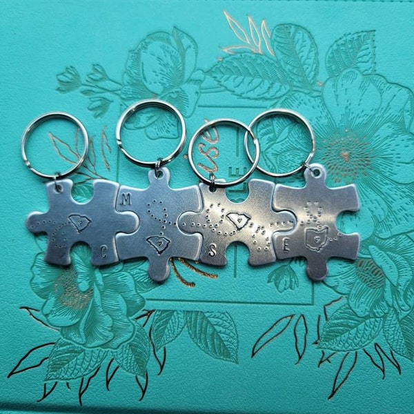 Personalized Keychains, Friendship Keychains, Family Keychains ...