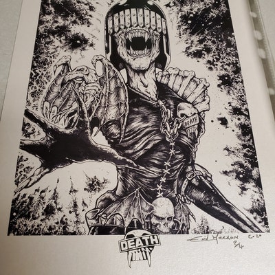 JUDGE DEATH Print 2000ad-judge - Etsy Ireland