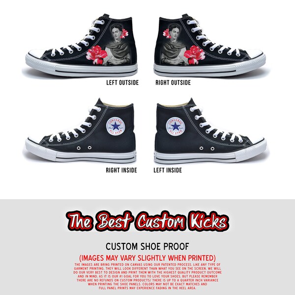Custom Black Converse Chuck Taylor All Star High Tops - Personalize ...