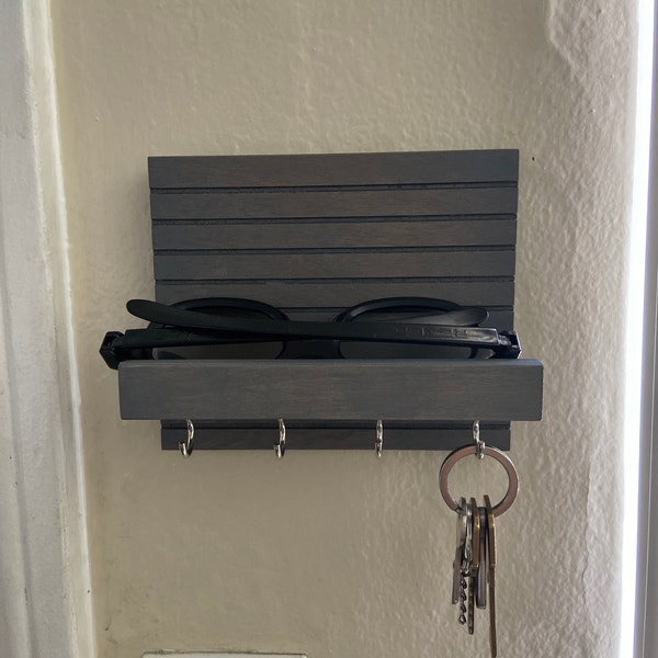 Key Rack, Entryway Organizer, Key Holder for Wall, Mid Century Modern ...