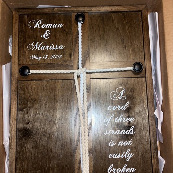 Trinity Braid - Cord of Three Strands Unity Ceremony Wedding Decor ...