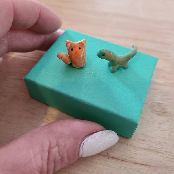 Loch Ness Monster Miniature, Nessy, Micro Loch Ness Monster Figurine ...