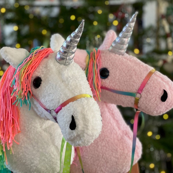 PDF Hobby Horse Sewing Pattern- Stick Horse Toy- Stuffed Horse Pattern ...