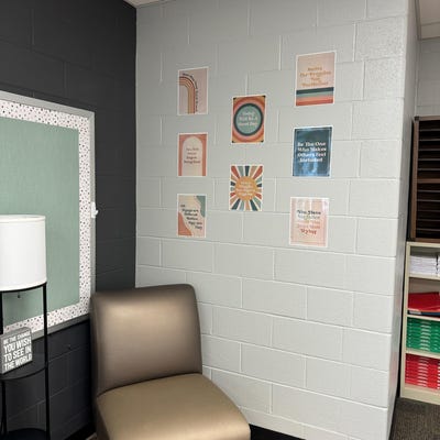 Growth Mindset Editable Classroom Printable Posters, Modern Boho ...