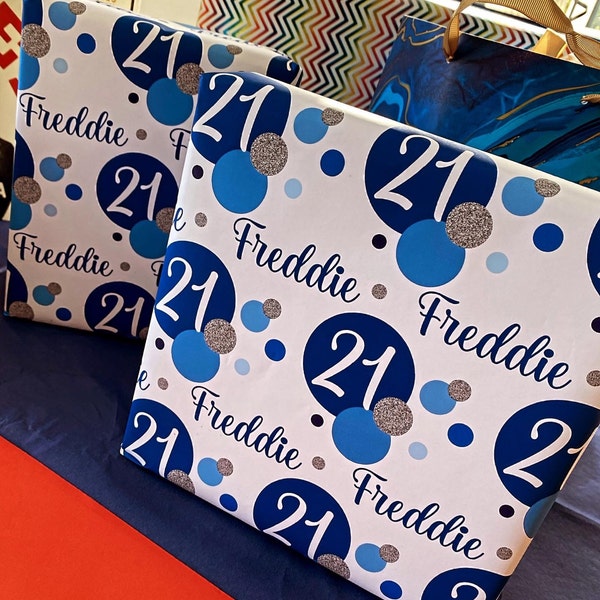 Personalised Thomas and Friends Wrapping Paper | Gift Wrap | Customised ...