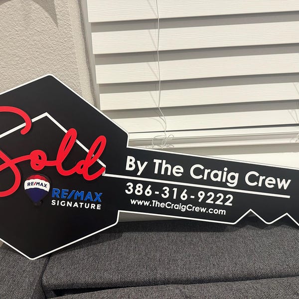 Closed Sign, Sold Wooden, Closing Gift Real Estate Agent Broker ...