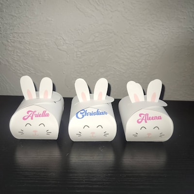 Easter Bunny Box Template SVG, Gift Box SVG, Party Favor, Box Template ...