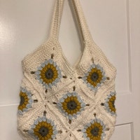 Hannah Tote Bag Pattern PDF - Digital Download - Granny Square Crochet ...