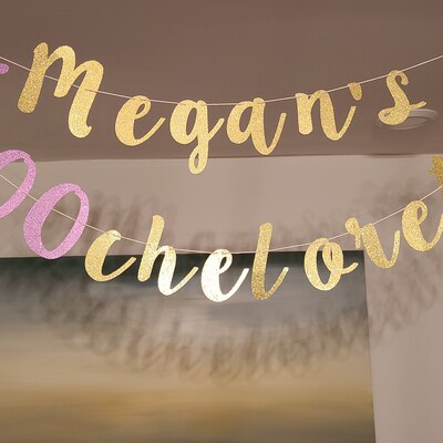 Music Note Garland, Glitter Music Note Banner, Music Party Decorations ...