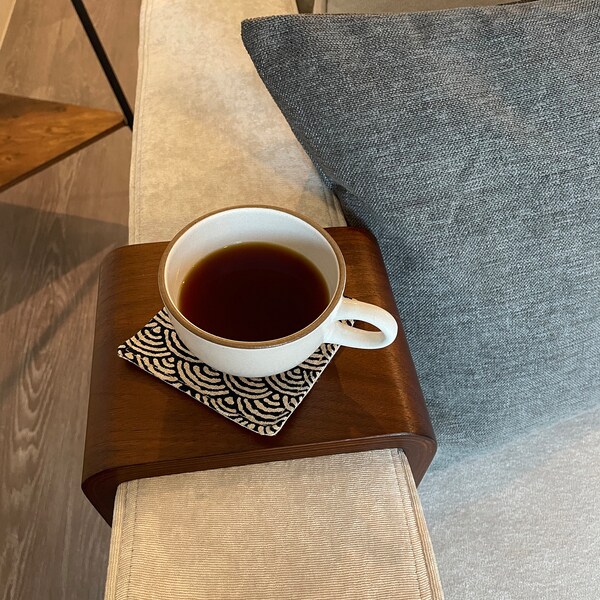 Modern Cotton Coaster| Tortoise Shell Beige Coaster| Unique Gift Home ...