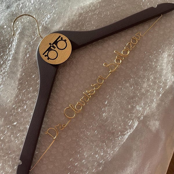 1st White Coat Hanger, Medical Student Ceremony, New Doctor Gift ...