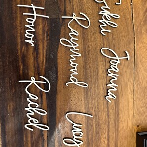 Personalised Place Names Wooden Place Names Unique Wedding - Etsy UK