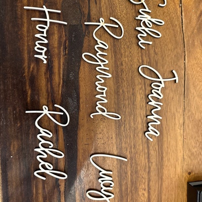 Personalised Place Names Wooden Place Names Unique Wedding - Etsy UK