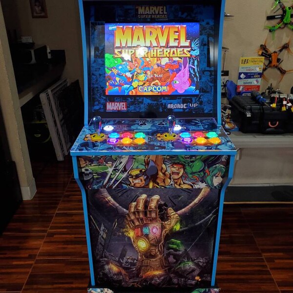 Arcade1up Cabinet Kickplate Front Riser Graphics Tempest Graphic ...