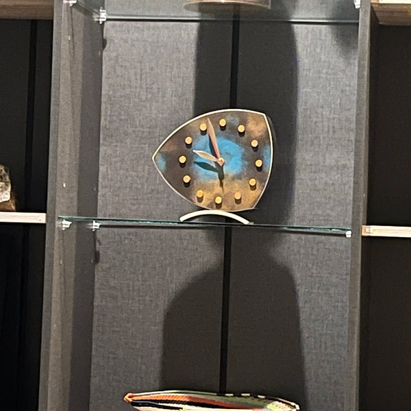 Red Desk Wood Organizer, Desktop Organizer Set, Office Accessories for ...