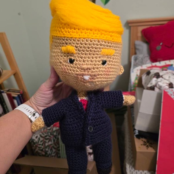 CROCHET PATTERN: Amigurumi-trump Doll - Etsy