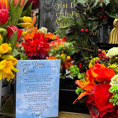 Remembering A Special Sister Grave Card Sister Funeral Tribute Sister ...