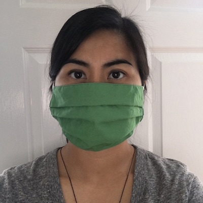 GREEN FACE MASK - Etsy