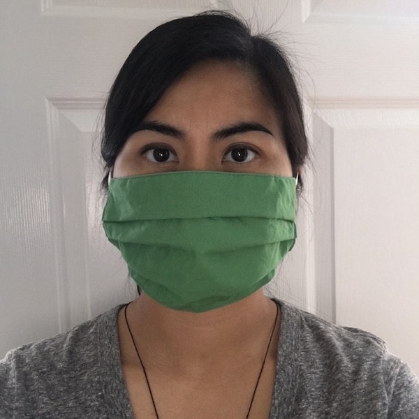 GREEN FACE MASK - Etsy