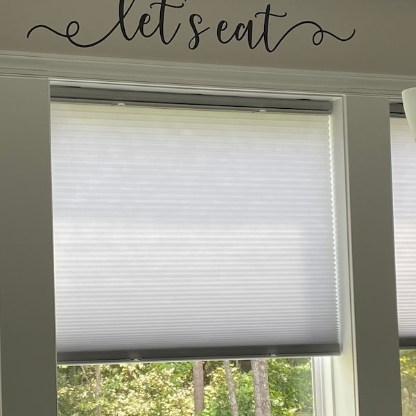 Let's Eat Wall Decal - Let's Eat Decal - Kitchen Wall Decal - Let's Eat ...