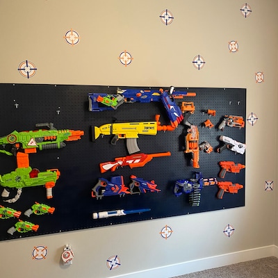 Bulls Eye Target Wall Decals Set of 10 Soft Bullet Darts Targets Kids ...