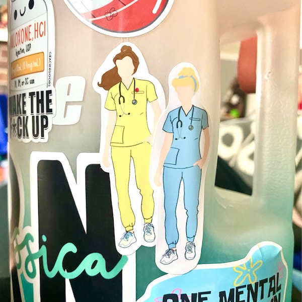 Princess Nurse Sticker, Nursing Sticker, Princess Sticker, Disney Nurse ...