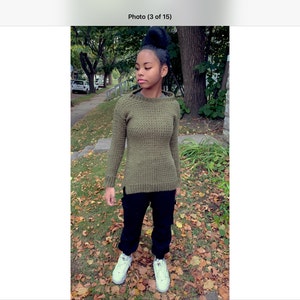 Easy Crochet Pullover Weekend Snuggle Sweater Cosy Slouchy Winter ...