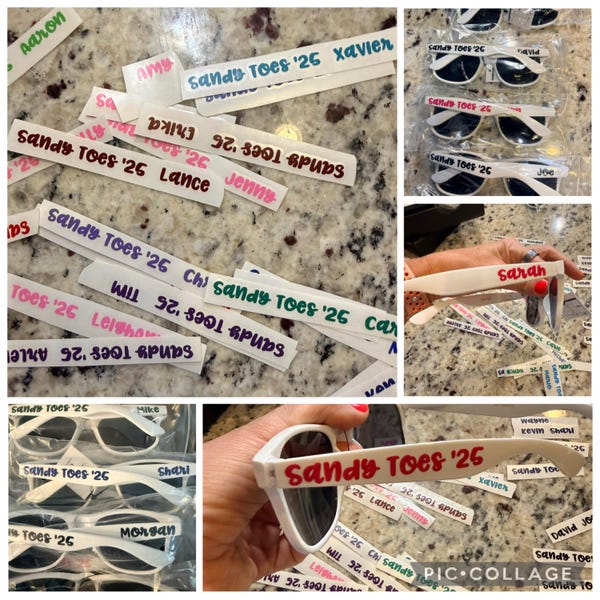 Personalized Vinyl for Sunglasses, Sunglasses Sticker, Stickers for ...