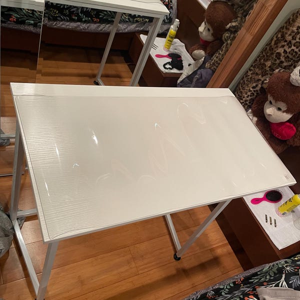 Custom Clear Table Cover Protector, USA Made, Safe, 2mm Thick Ultra ...