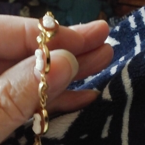 JBK Locket Bracelet Gold Clamper Picture Bracelet Camrose & Kross First ...