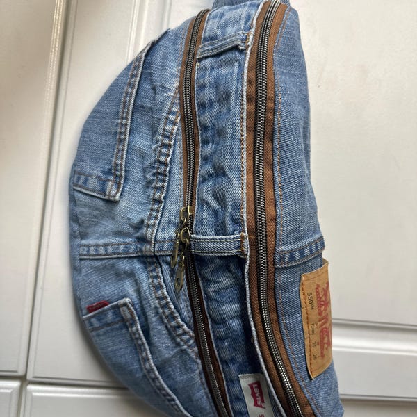 Lee Jean Fanny Pack, Denim Waist Bag, Bum Bag, Denim Hip Bag, Jean ...