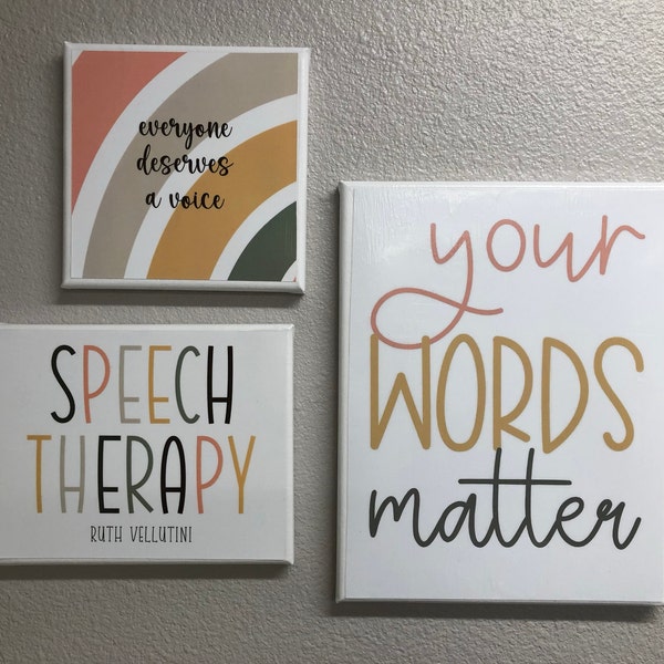 DIGITAL FILES, Speech Therapy Room Decor, Speech Room Wall Art, Art for ...