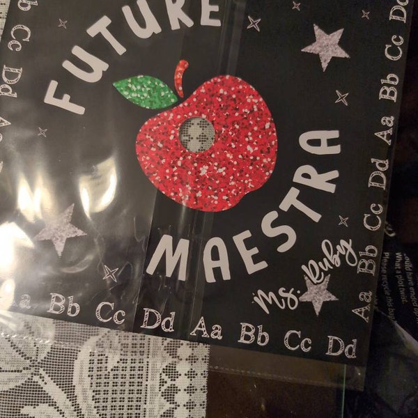 Future Maestra Printed Grad Cap Topper, Mexican Teacher Grad Cap Topper ...