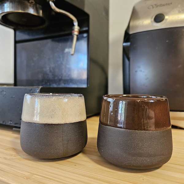 Dripping Style Multicolor Black Clay Pottery, Handmade Stoneware ...