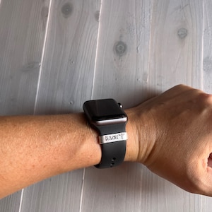 Personalized Medical Alert Watch Band Charm, Medical ID Tag, Smart ...