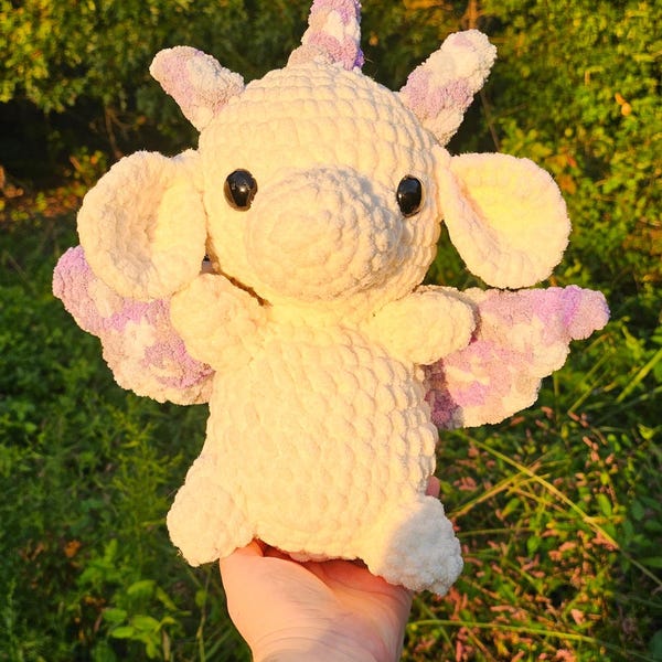 Kawaii Dragon | Mythical Creature | Beginner Crochet Amigurumi Pattern ...