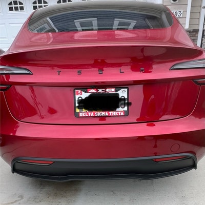 Delta Sigma Theta DST License Plate Red Background Mirror Letters ...