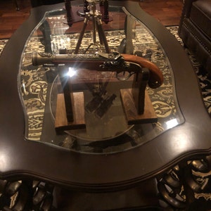 Oak Wooden Gun Rack Stand Antique Rifle Shotgun Presentation | Etsy