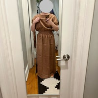 Florist Apron. Handmade Smock for Garden. Linen Apron. Full Apron ...